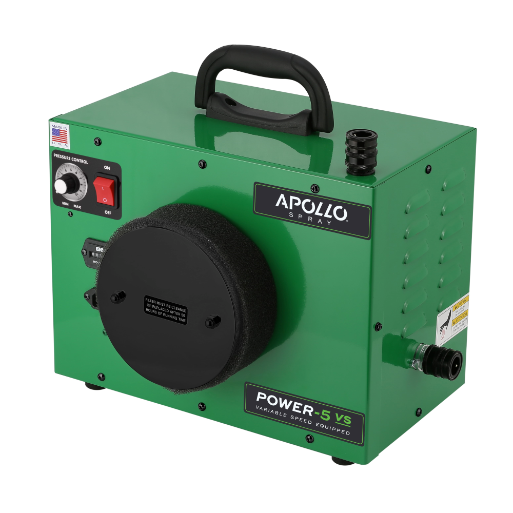 Apollo POWER-5 VS+™ HVLP Turbine Spray System - 1 Quart (Qt.) Aluminum ...