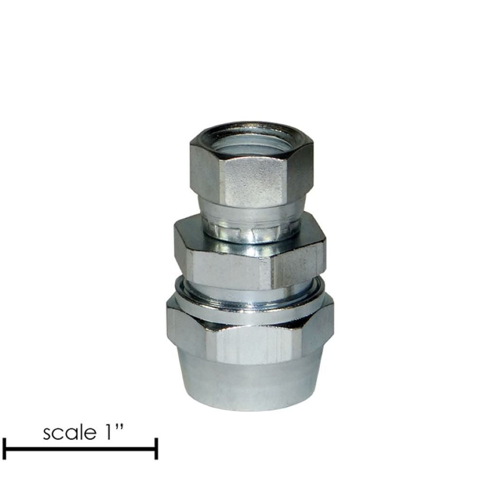 Reusable Hydraulic Fittings Reusable 1/2" Hydraulic Hose Fitting, 45°