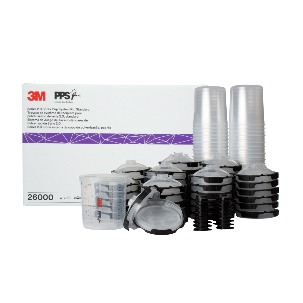 3M PPS Series 2.0 Spray Cup System Kit – Standard 650 ml (22 oz.) Disp ...